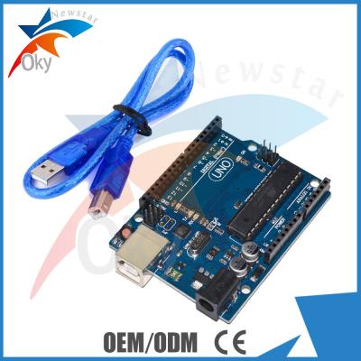 Cina ONU R3 con il bordo di USB per tensione in ingresso di Arduino 7 - 12V regolatore ATmega328 in vendita