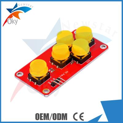 中国 Arduinoのアナログの広告の5キーのキーボード モジュール、電子ブロックのためのモジュール 販売のため