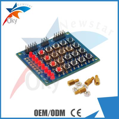 Cina Modulo della tastiera di 26 Pin per l'indicatore della tastiera 8 LED della matrice di Arduino 4 in vendita