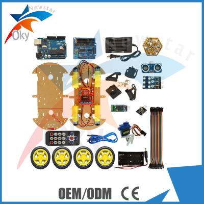 Cina Automobile telecomandata del robot del modulo ultrasonico per i dispositivi d'avviamento di Arduino in vendita