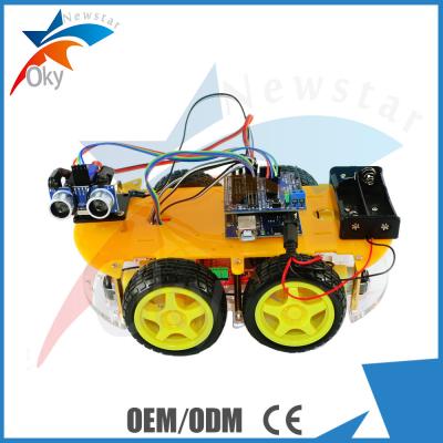Cina Corredo dell'automobile del telecomando DIY RC con il modulo di ricevitore infrarosso ultrasonico in vendita