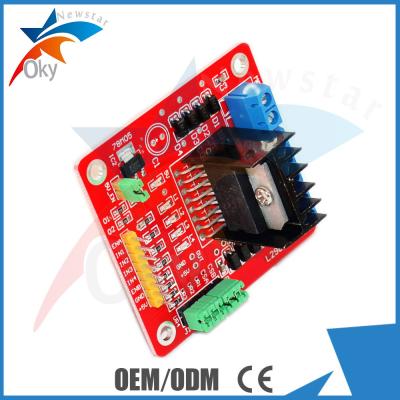 China Módulo da placa da movimentação do motor de L298N para Arduino para o motor deslizante/veículo inteligente à venda