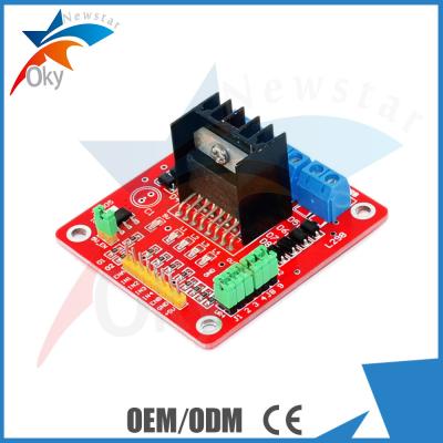 China Módulo da placa da movimentação do motor de L298N para Arduino para o motor deslizante/veículo inteligente à venda
