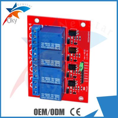Cina Modulo di relè di Arduino del canale di codice 4 della dimostrazione, modulo di controllo del relè 5V/12V in vendita