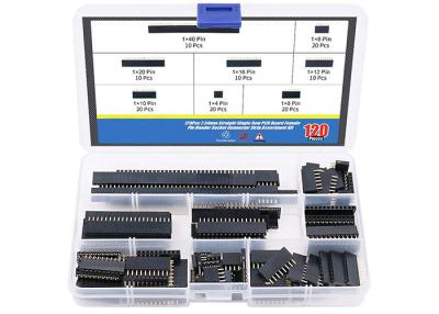 Cina Singolo bordo diritto Pin Header Strip Starter Kit femminile del PWB di fila per Arduino 120pcs in vendita