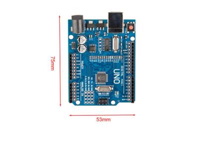 China Cabo de Board With USB do controlador da placa ATmega328P ATmega16U2 do desenvolvimento de Arduino UNO R3 à venda