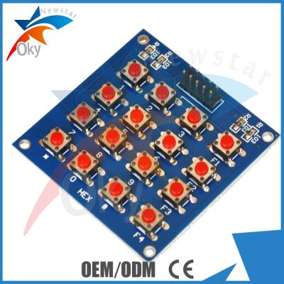 China Módulo de matriz para Arduino, placa do ponto do diodo emissor de luz do PWB 4 x 4 de 16 teclados de painel do interruptor do botão de MCU/AVR/BRAÇO à venda