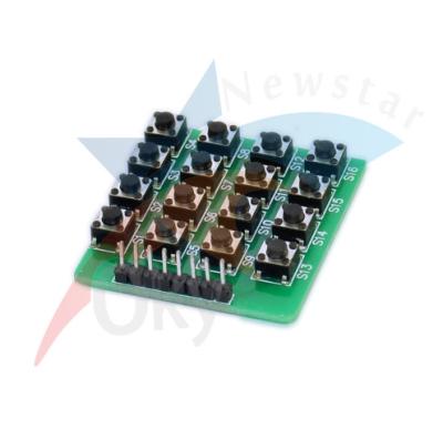 China 8 PWB 4 x do teclado do Pin 16 módulo de matriz do ponto 4 para Arduino MCU/AVR/BRAÇO à venda