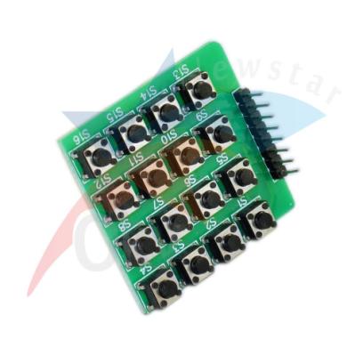 China 8 PWB 4 x do teclado do Pin 16 módulo de matriz do ponto 4 para Arduino MCU/AVR/BRAÇO à venda