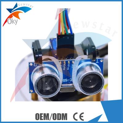Cina linea ultrasonica corredo astuto dell'automobile 4WD del robot dell'automobile di anti goccia di superamento degli ostacoli della pista in vendita