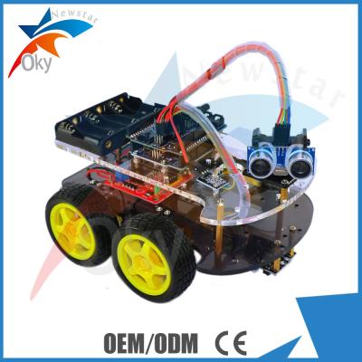 Cina linea ultrasonica corredo astuto dell'automobile 4WD del robot dell'automobile di anti goccia di superamento degli ostacoli della pista in vendita