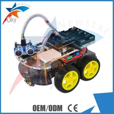中国 4WD車の超音波ライン トラック障害回避の反低下スマートな車のロボット キット 販売のため