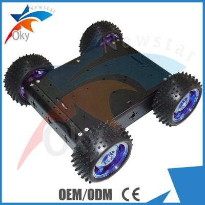 中国 RC車のDiyのロボット キット4WDドライブ アルミニウム電気スマートな車のロボット プラットホーム 販売のため