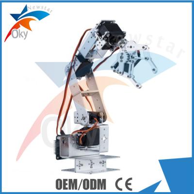 中国 機械ロボティック腕を回す6DOFクランプ爪の台紙のArduino DOFのロボット アルミニウム 販売のため