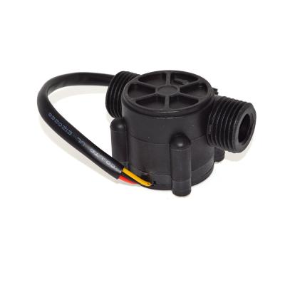 Cina acqua ad effetto hall YF-S201 DC4.5 5V-24V del sensore di scorrimento dell'acqua di controllo del flussometro di 1/2» in vendita
