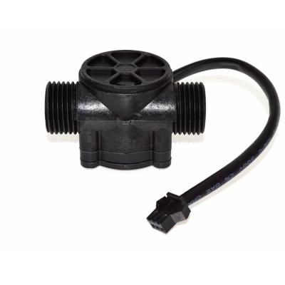 Cina acqua ad effetto hall YF-S201 DC4.5 5V-24V del sensore di scorrimento dell'acqua di controllo del flussometro di 1/2» in vendita