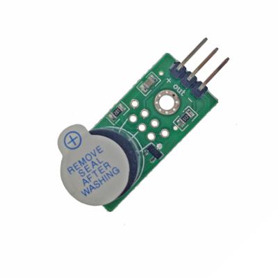 中国 高レベル制動機3つのPinケーブルのトランジスターが付いている活動的なブザー モジュール5V 販売のため