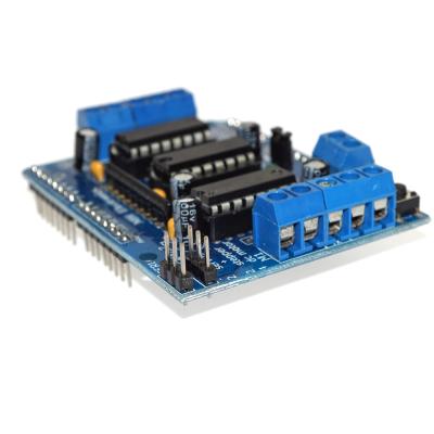 Cina Bordo blu per la scheda di espansione mega L293D dello schermo del motore di azionamento del motore di ONU R3 di Arduino 2560 in vendita