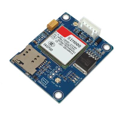 Cina sbocco di fabbrica del modulo del bordo di regolatore di Arduino della Quadrato-banda 5-18V SIM808 SMS GSM GPRS GPS in vendita