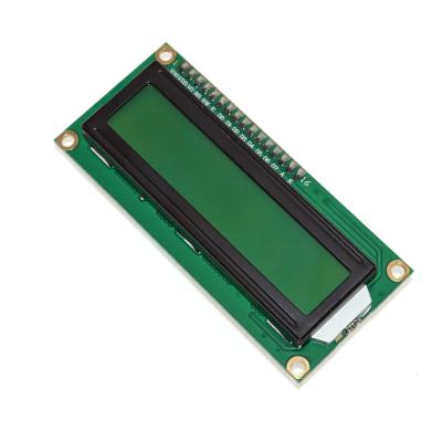Cina Modulo LCD del bordo del nero del modulo dell'esposizione del carattere giallo 16X2 della luce verde 1602 in vendita