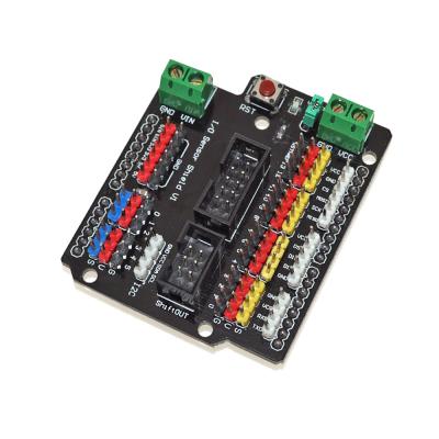 中国 Arduinoのためのファクトリー・アウトレットDC 3.3V IOセンサーの盾V1 14デジタル・インターフェイスSDカード拡張 販売のため
