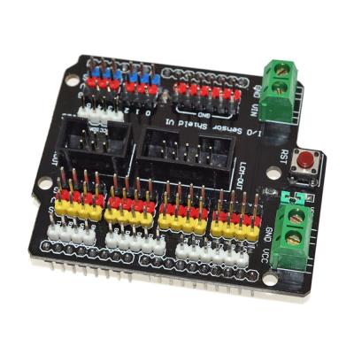 中国 Arduinoのためのファクトリー・アウトレットDC 3.3V IOセンサーの盾V1 14デジタル・インターフェイスSDカード拡張 販売のため