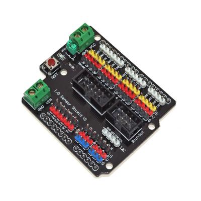 中国 Arduinoのためのファクトリー・アウトレットDC 3.3V IOセンサーの盾V1 14デジタル・インターフェイスSDカード拡張 販売のため