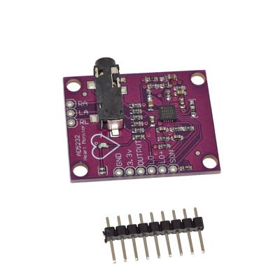Cina Bordo fisiologico del sensore del monitor di impulso ECG del cuore del modulo di misura AD8232 in vendita