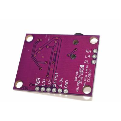 Cina Bordo fisiologico del sensore del monitor di impulso ECG del cuore del modulo di misura AD8232 in vendita