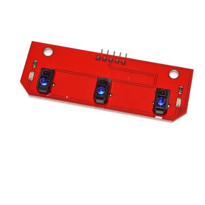中国 LEDの表示器のファクトリー・アウトレットが付いているArduinoセンサー モジュールCTRT5000を追跡する3つのチャネルの赤い赤外線 販売のため