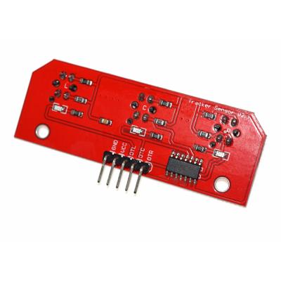 中国 LEDの表示器のファクトリー・アウトレットが付いているArduinoセンサー モジュールCTRT5000を追跡する3つのチャネルの赤い赤外線 販売のため