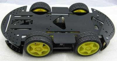 China De Chassis van het vierwielige Aandrijvingsvoertuig met Bidirectionele Infrarode Sonde Te koop
