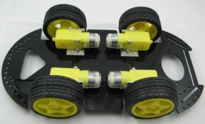 China De Chassis van het vierwielige Aandrijvingsvoertuig met Bidirectionele Infrarode Sonde Te koop