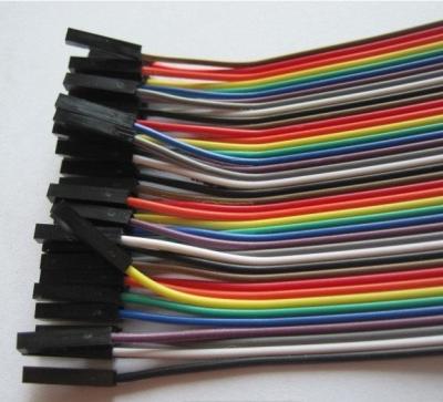 Cina il maschio 1p-1p di 40pcs 30cm ai ponticelli femminili di Du Pont cabla per il tagliere di Arduino in vendita