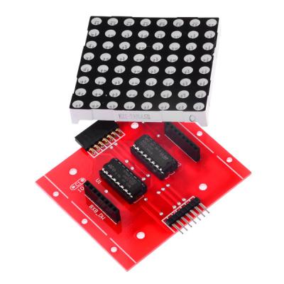 中国 5V 74HC595 8 * Arduino のための SPI のインタフェース・モジュールが付いている 8 ドット マトリクスの運転者モジュール 販売のため