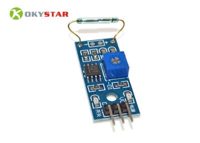 China Blue 3Pin Arduino Sensor Module Magnetron MagSwitch Reed Switch Sensor Module for sale
