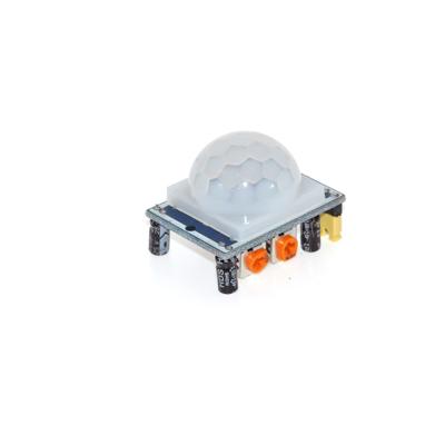 China Módulo infravermelho humano do sensor da C.C. 4.5-20V HC-SR501 Arduino com placa azul 32*24mm à venda