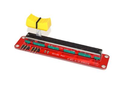 Cina Uscita doppia dello scorrevole 10K del potenziometro di Arduino di ONU dell'attrezzatura lineare rossa del modulo in vendita