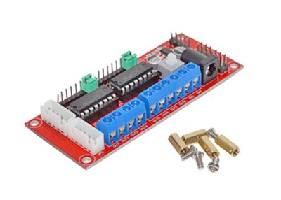 中国 Arduinoのための電子プロジェクト4 DCモーター運転者のArduinoのコントローラ ボードL293DモジュールSheild 販売のため