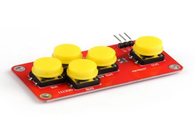 中国 PH 2.5-3P Arduinoセンサー モジュールの5ボタンが付いている電子ブロック 販売のため