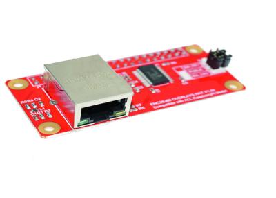 China Módulo vermelho do adaptador de rede de W ENC28J60 do jogo do acionador de partida de Arduino para RPi zero à venda