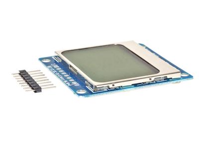 Cina Modulo dell'esposizione dell'affissione a cristalli liquidi 5110 con il PWB bianco e blu 84X48 84*48 dell'adattatore della lampadina in vendita