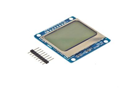 Cina Modulo dell'esposizione dell'affissione a cristalli liquidi 5110 con il PWB bianco e blu 84X48 84*48 dell'adattatore della lampadina in vendita