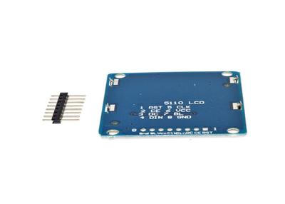 中国 白くおよび青のバックライトのアダプターPCB 84X48 84*48が付いている5110 LCDの表示モジュール 販売のため