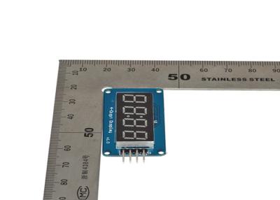 中国 4ビットLED時計の表示4は42 * 24 * 12mmのレベル コントロール インターフェイスをピンで止めます  販売のため