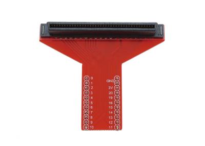 Cina Tipo rosso rispettoso dell'ambiente adattatore dei componenti elettronici T dello schermo per Microbit in vendita