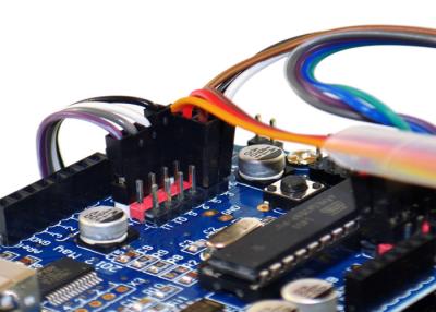 China Het ultrasone van de de Robotauto van Hindernisarduino Slimme van het Vermijdenchassis Materiaal van PCB Te koop