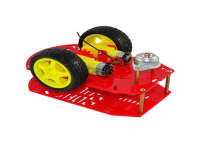 中国 赤い/黄色色の二輪駆動のArduino車のロボット複数の穴 販売のため