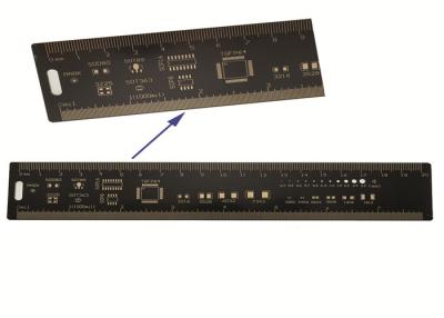 China PCB 20CM Ruler Soldering Measuring Tool For Electronic Component Surface Mount Black Color for sale