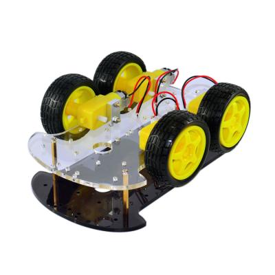 Cina L'automobile astuta del robot di CC 6V DIY ha esteso le quattro ruote motrici dell'edizione a due ponti in vendita
